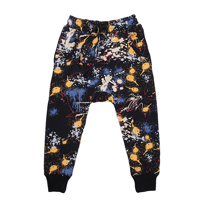 Rock Your Kid Paint Splatter Track Pants - CLOTHING-BOY-Boys PANTS ...