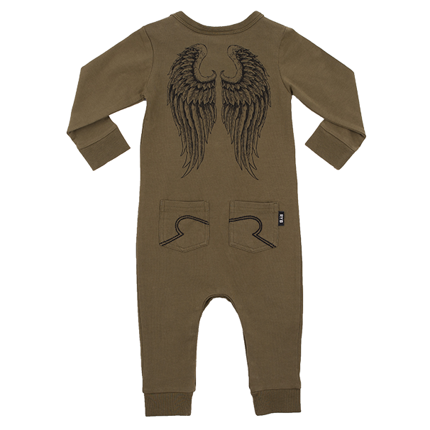 Rock Your Baby Angel Playsuit - CLOTHING-BABY-Baby All In Ones ...