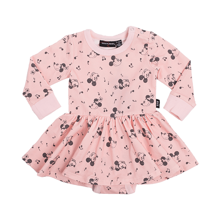 Rock Your Baby Musical Mickey Waisted Dress - CLOTHING-BABY-Baby ...