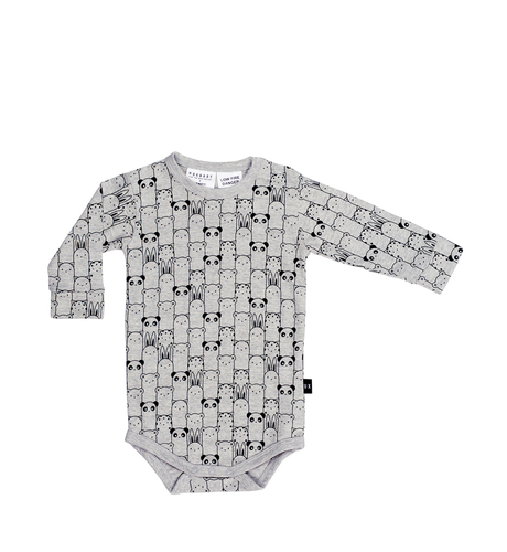 Hux Baby Animals L/s Onesie - SHOP BY BRAND-Huxbaby : Kids Clothing NZ ...