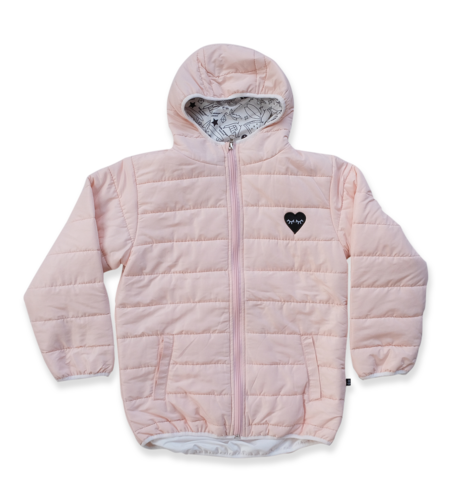 Hello Stranger Puffer Jacket - Pink - SHOP BY BRAND-Hello Stranger ...