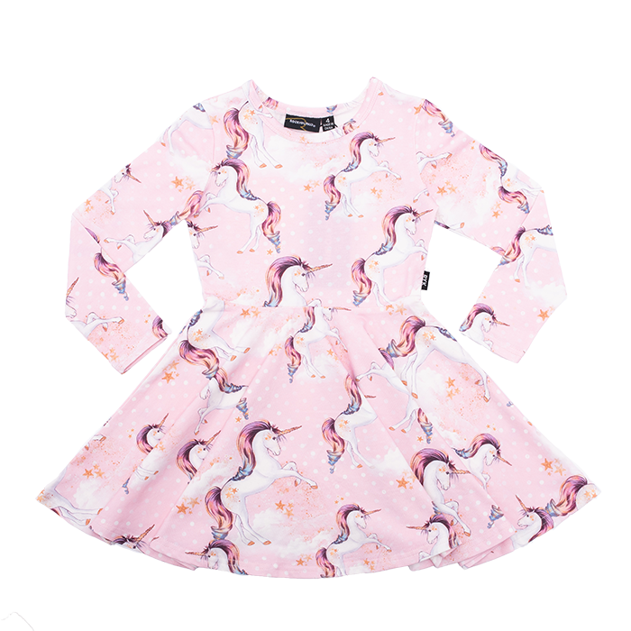 Rock Your Kid Stargazer Waisted Dress - Pink - CLOTHING-GIRL-Girls ...