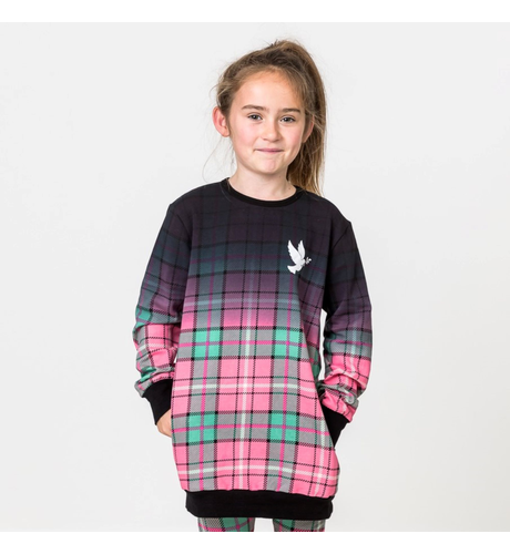 Kissed By Radicool Dip Dye Plaid Crew - SHOP BY BRAND-Radicool Kids ...