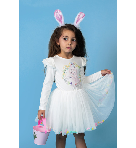 Rock Your Kid Bunny Love Pom Pom Circus Dress - CLOTHING-GIRL-Girls ...