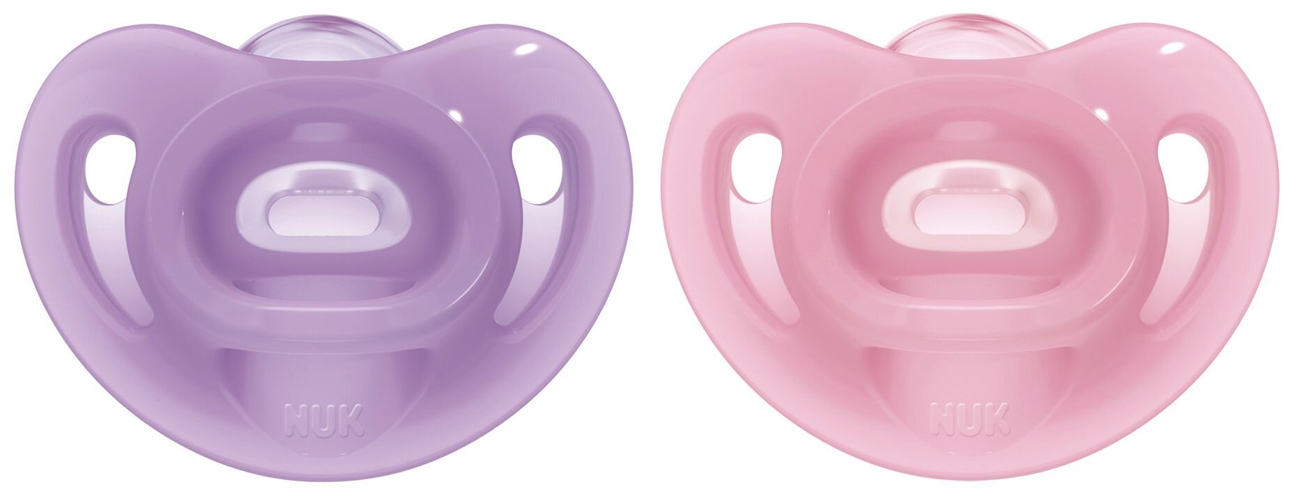NUK Sensitive Silicone Soother - Pink/Purple - BABY ESSENTIALS-Feeding ...