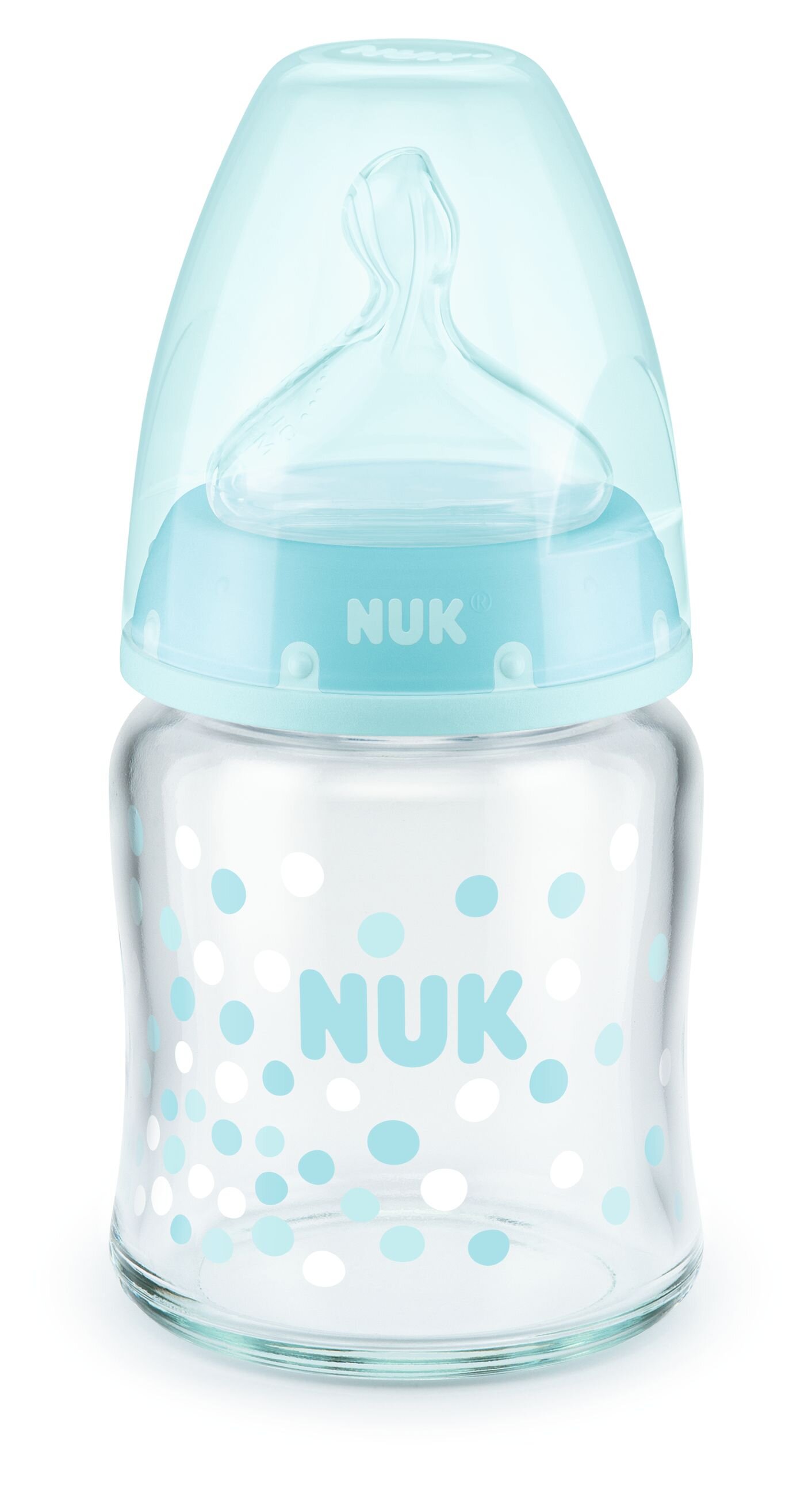 NUK First Choice Plus Glass Bottle - 120ml - NURSERY-Feeding-Bottle ...