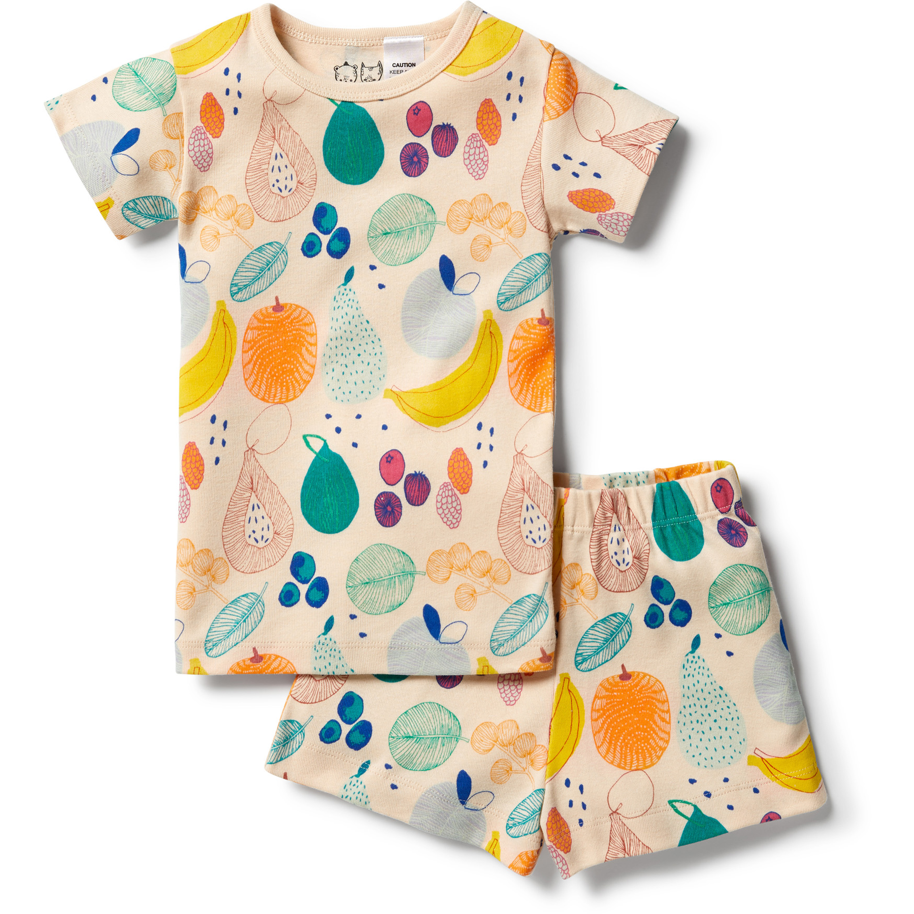 Wilson & Frenchy Organic Fruit Loop S/S Pyjama Set - CLOTHING-SLEEPWEAR ...
