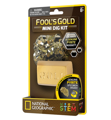 National Geographic Fools Gold Mini Dig - PLAY-Art & Craft : Kids ...