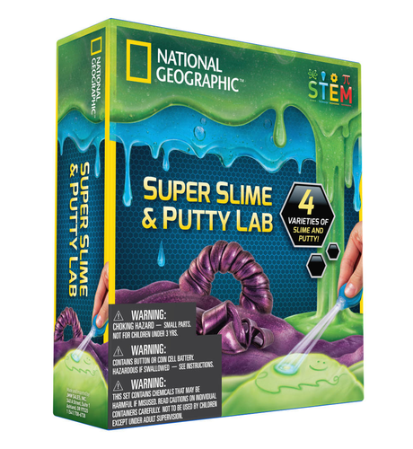 National Geographic Super Slime & Putty Lab - PLAY-Art & Craft : Kids ...