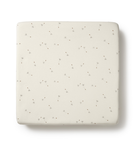 Wilson & Frenchy Organic Fitted Cot Sheet - Floating Dandelions - SHOP ...