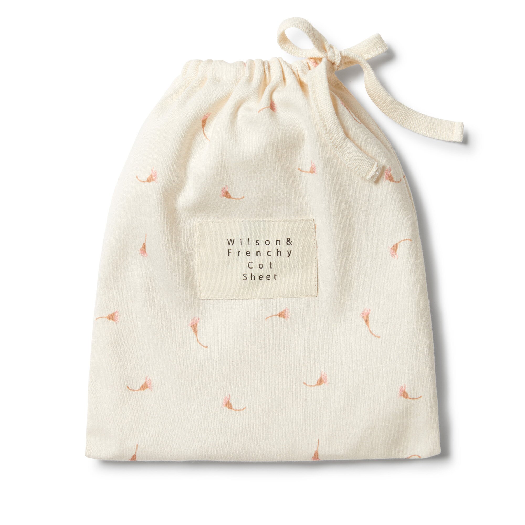 Wilson & Frenchy Organic Fitted Cot Sheet - Little Blossom - SHOP BY ...