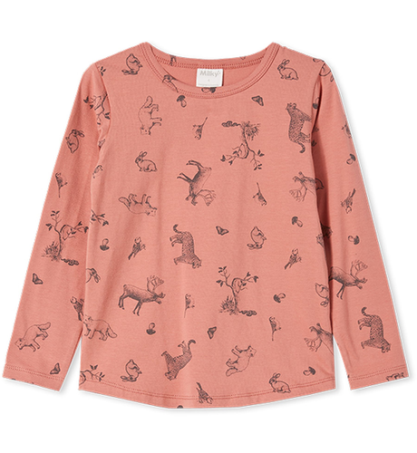 Milky Woodland Tee - Brick - SHOP BY BRAND-Milky : Kids Clothing NZ ...