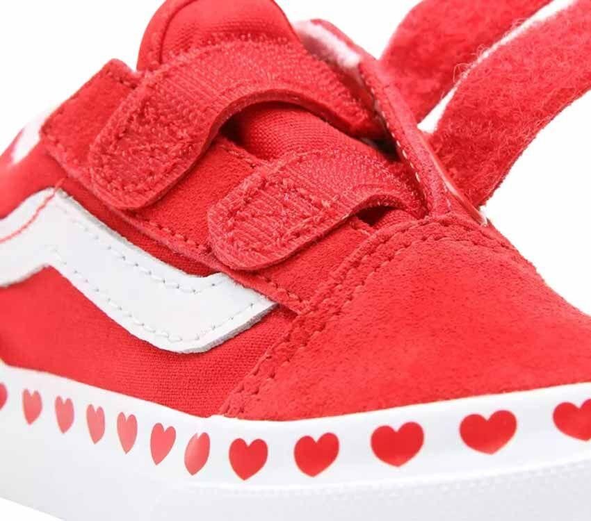 Vans Toddler Old Skool V - Heart Foxing - FOOTWEAR-Infant : Kids ...