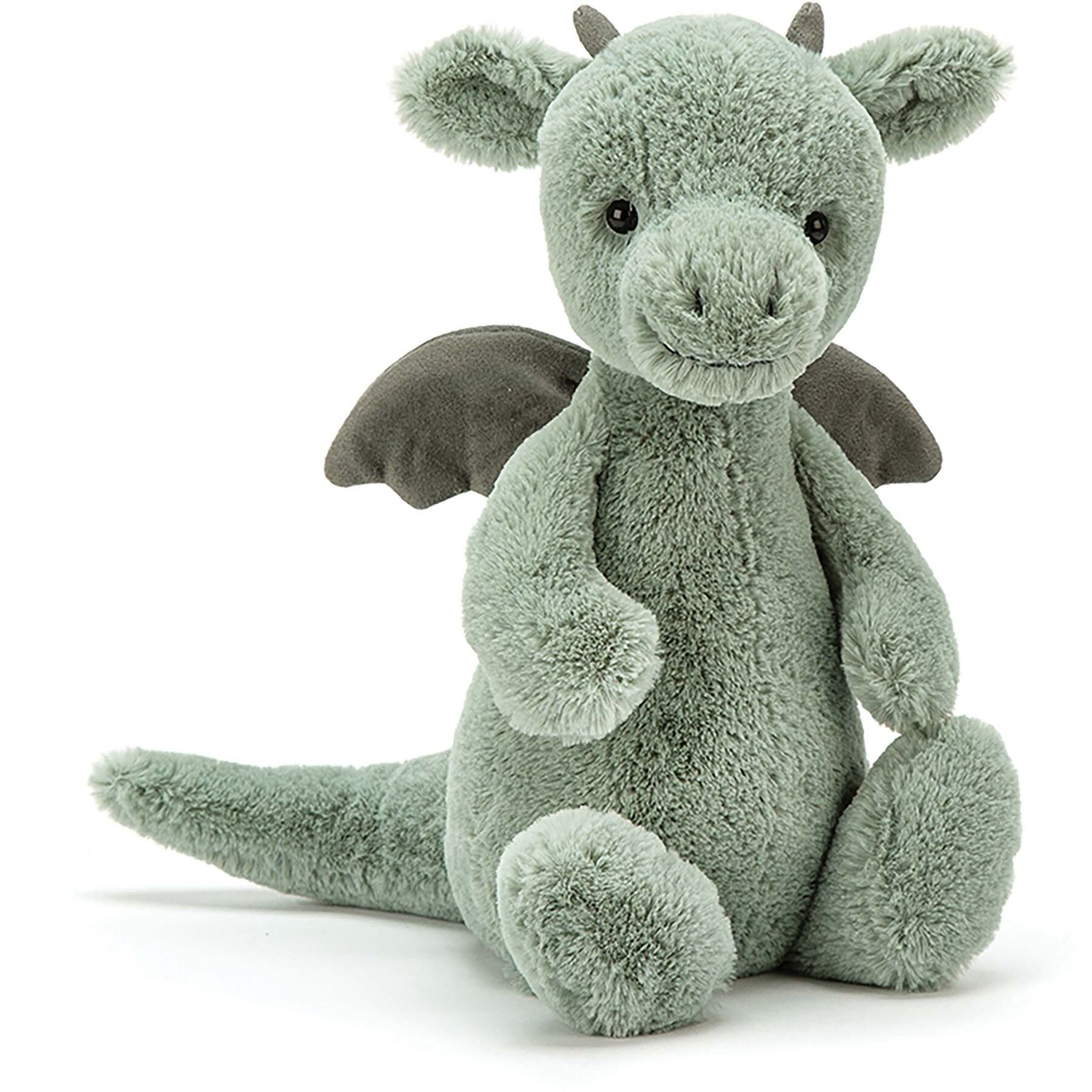 Jellycat Bashful Green Dragon - Medium - PLAY-Soft Toys : Kids Clothing ...