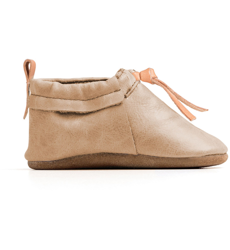 Pretty Brave Moc- Taupe - FOOTWEAR-Infant : Kids Clothing NZ : Shop ...