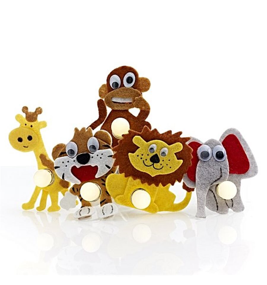 Zoo Animal LED String Light - NURSERY-Night Lights : Kids Clothing NZ ...