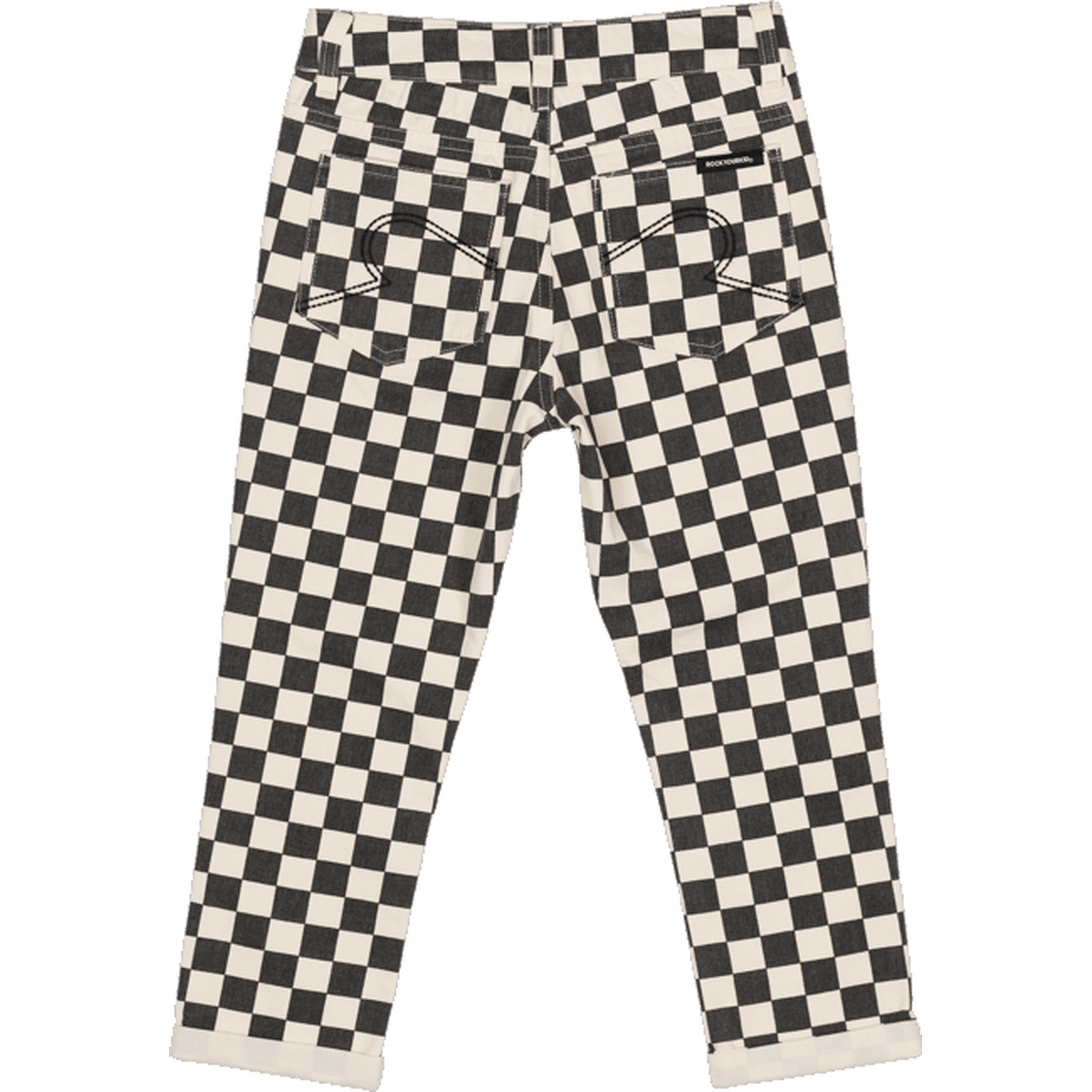Rock Your Kid Starter Charcoal Check Pants - CLOTHING-GIRL-Girls Pants ...