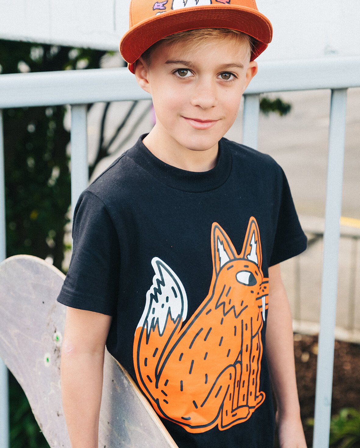 Band of Boys Mr Fox Scoop Back Tee - SALE-Boys Sale : Kids Clothing NZ ...