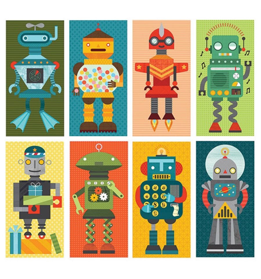 Petit Collage Mix & Match Robot Remix - PLAY-Art & Craft : Kids ...