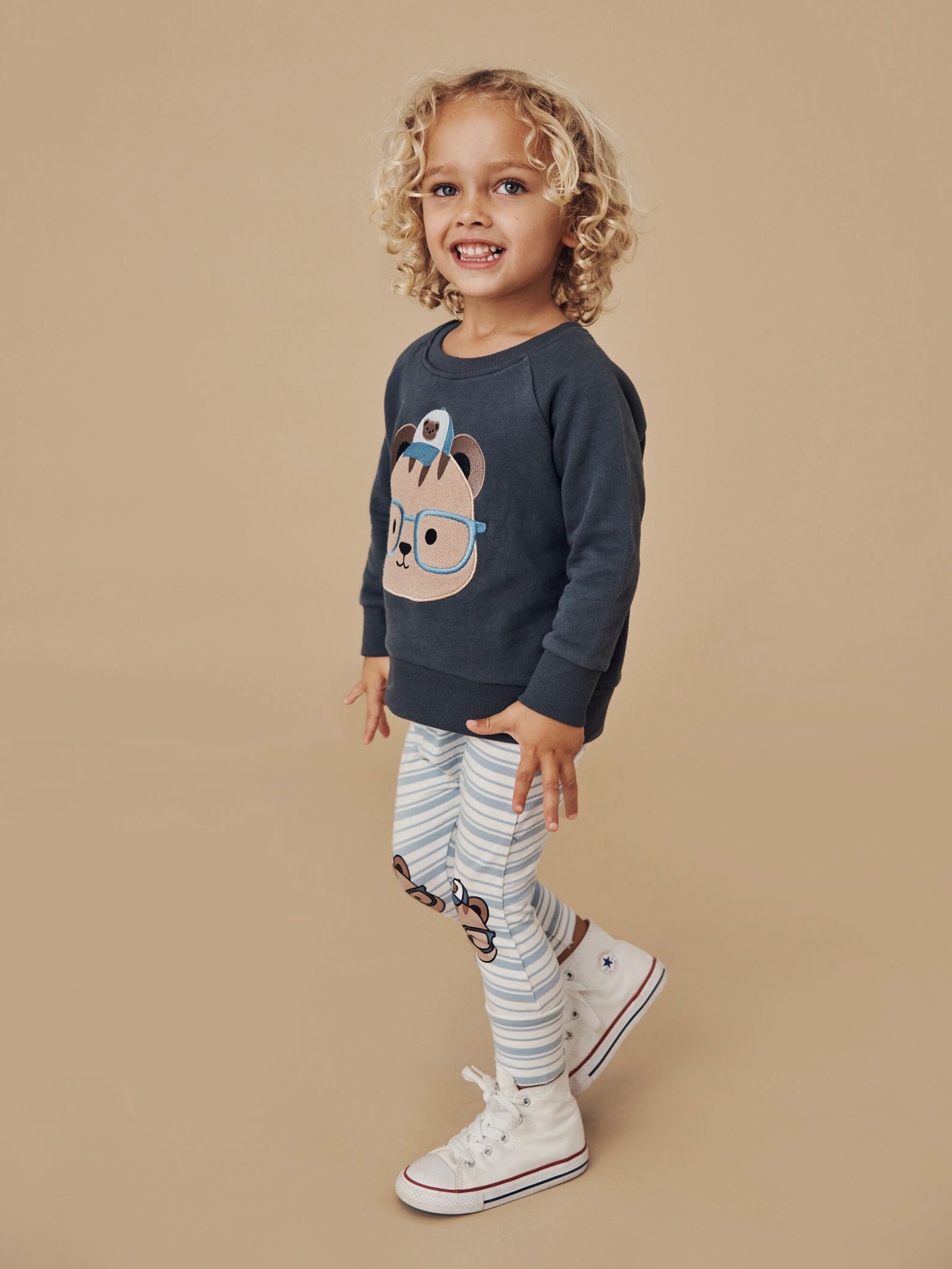 Huxbaby Chippy Sweatshirt - Ink - SALE-Sale Girls Clothing-Crews ...