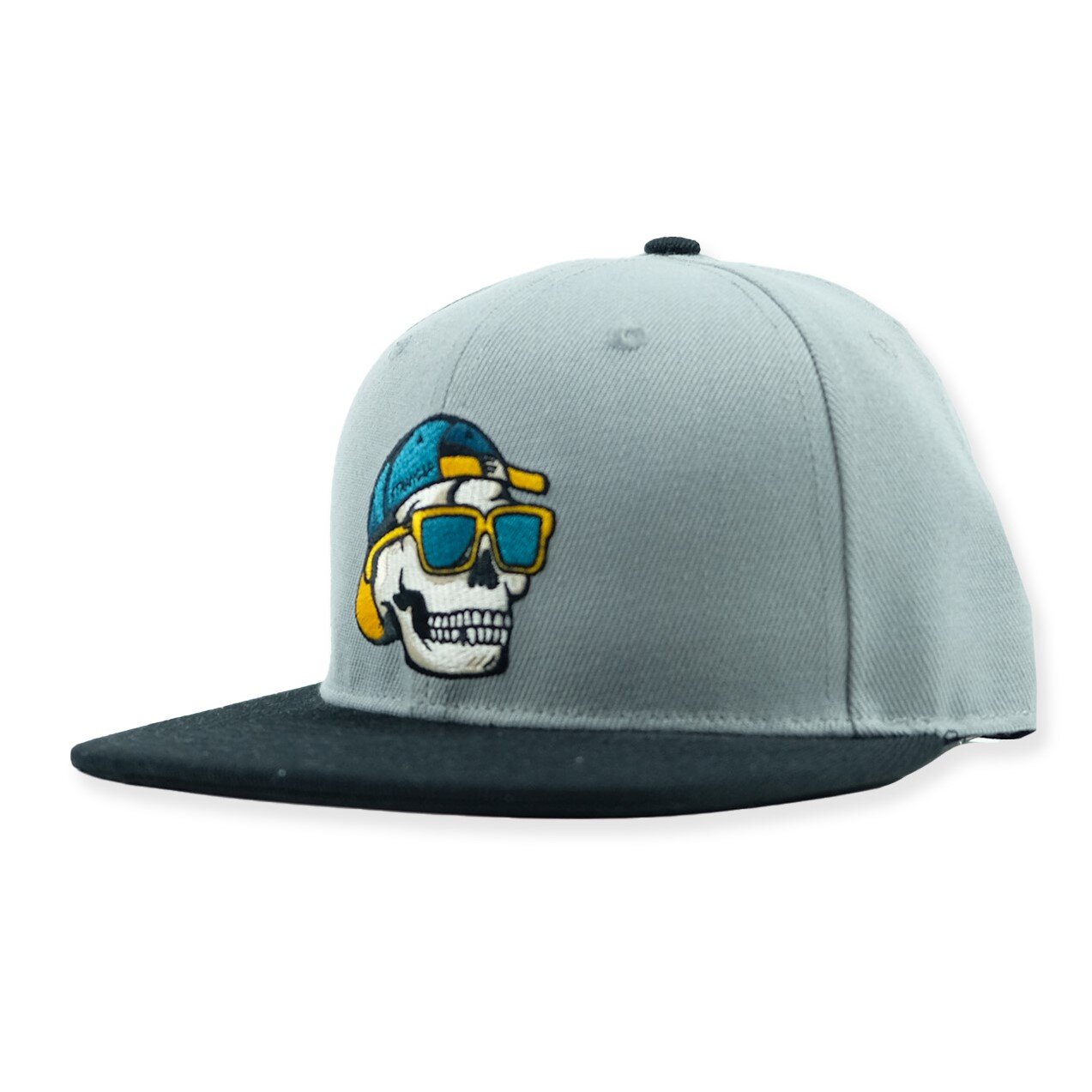 Hello Stranger Skulls Snapback Cap - Grey Black - SHOP BY BRAND-Hello ...