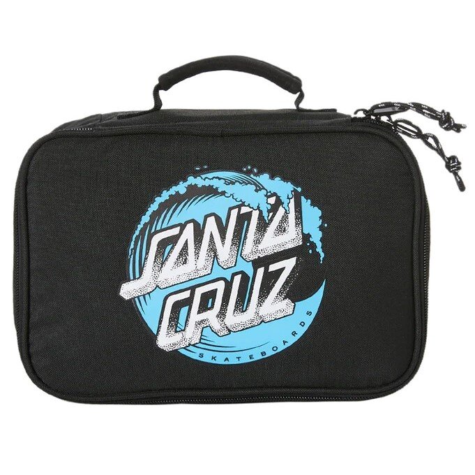 Santa Cruz Stipple Wave Dot Lunch Box - Black - KIDS STUFF-Lunch Boxes ...