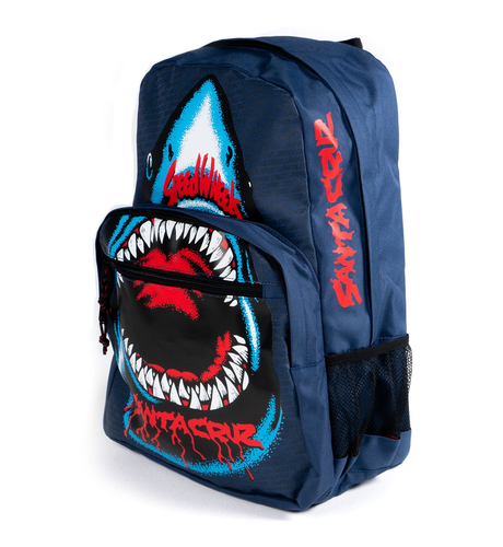 Santa Cruz Speed Wheels Shark School Backpack - Navy - KIDS STUFF ...
