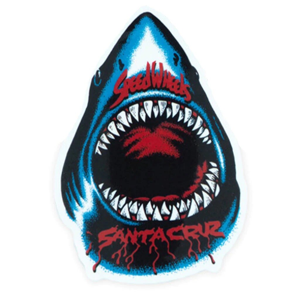 Santa Cruz Speed Wheels Shark Sticker - PLAY-Art & Craft : Kids ...
