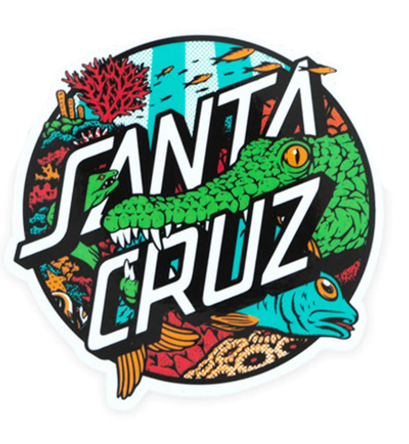Santa Cruz Winkowski Aquatic Dot Sticker - SHOP BY BRAND-Santa Cruz ...
