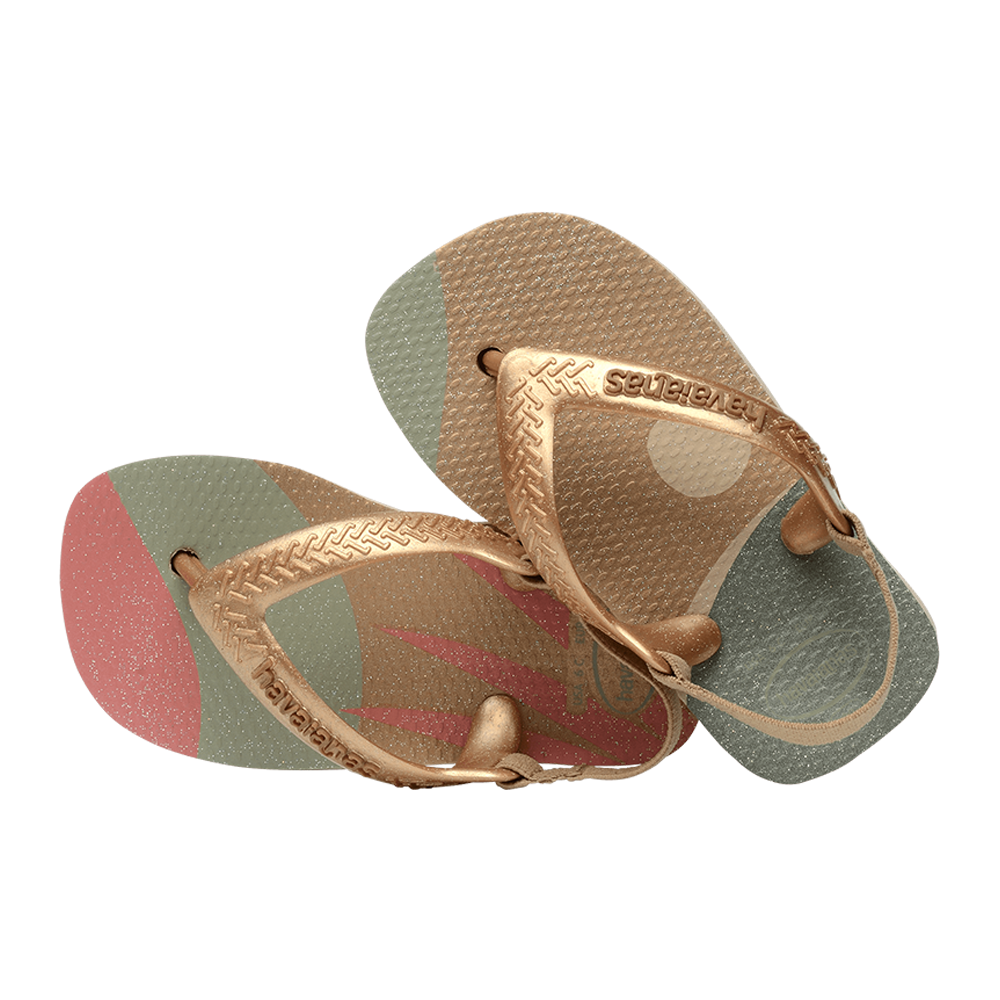 Havaianas Baby Palette Glow - Sand Grey/Golden - FOOTWEAR-Sandals ...