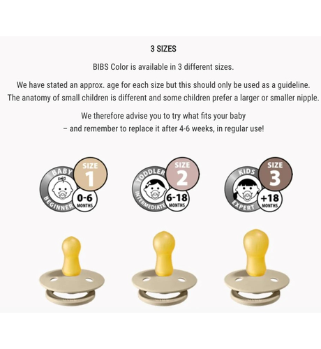 Bibs Round Pacifier 2pk - Sand - SHOP BY BRAND-Bibs : Kids Clothing NZ : Shop Online : Kid ...