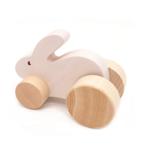 Wooden Animal Push Along Car - PLAY-Vehicles : Kids Clothing NZ : Shop ...