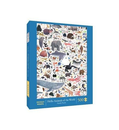 Hello Animals Of The World 500pc Puzzle - PLAY-Puzzles : Kids Clothing ...