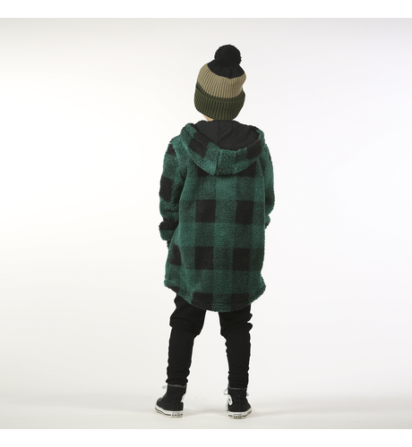 Hello Stranger Dawny Jacket - Green/Black Check - CLOTHING-BOY-Boys ...