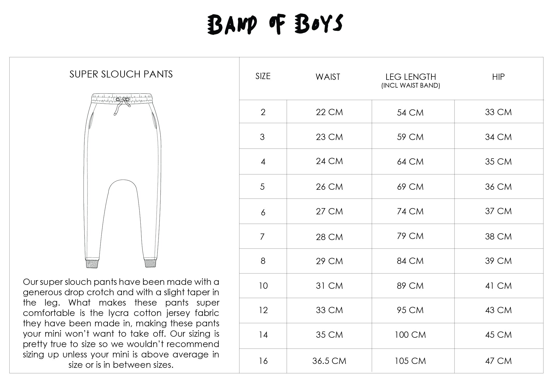Band Of Boys B Monster Super Slouch Pants - SALE-Boys Sale : Kids ...
