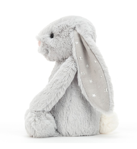 Jellycat Bashful Grey Shimmer Bunny - Medium - PLAY-Soft Toys : Kids ...