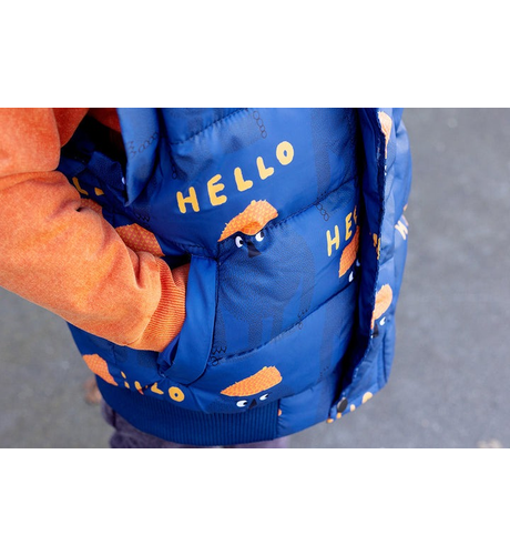 Minti Hello Yeti Puffa Jacket - Navy - SHOP BY BRAND-Minti : Kids ...