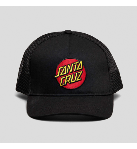 Santa Cruz Classic Dot Cap - Black - CLOTHING-HATS-Caps : Kids Clothing ...