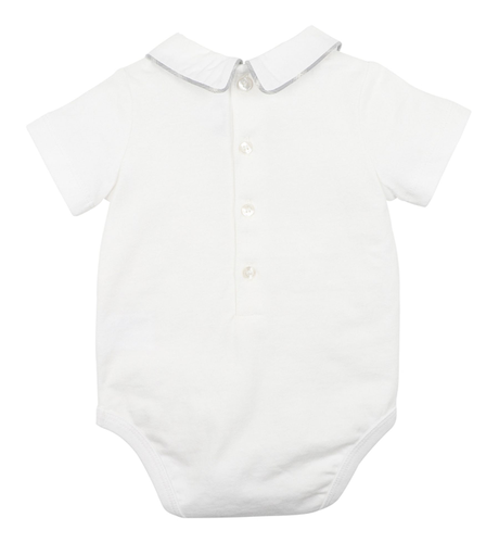 Bebe Jude Collared Bodysuit - CLOTHING-BABY-Baby Special Occasion : Kids Clothing NZ : Shop ...