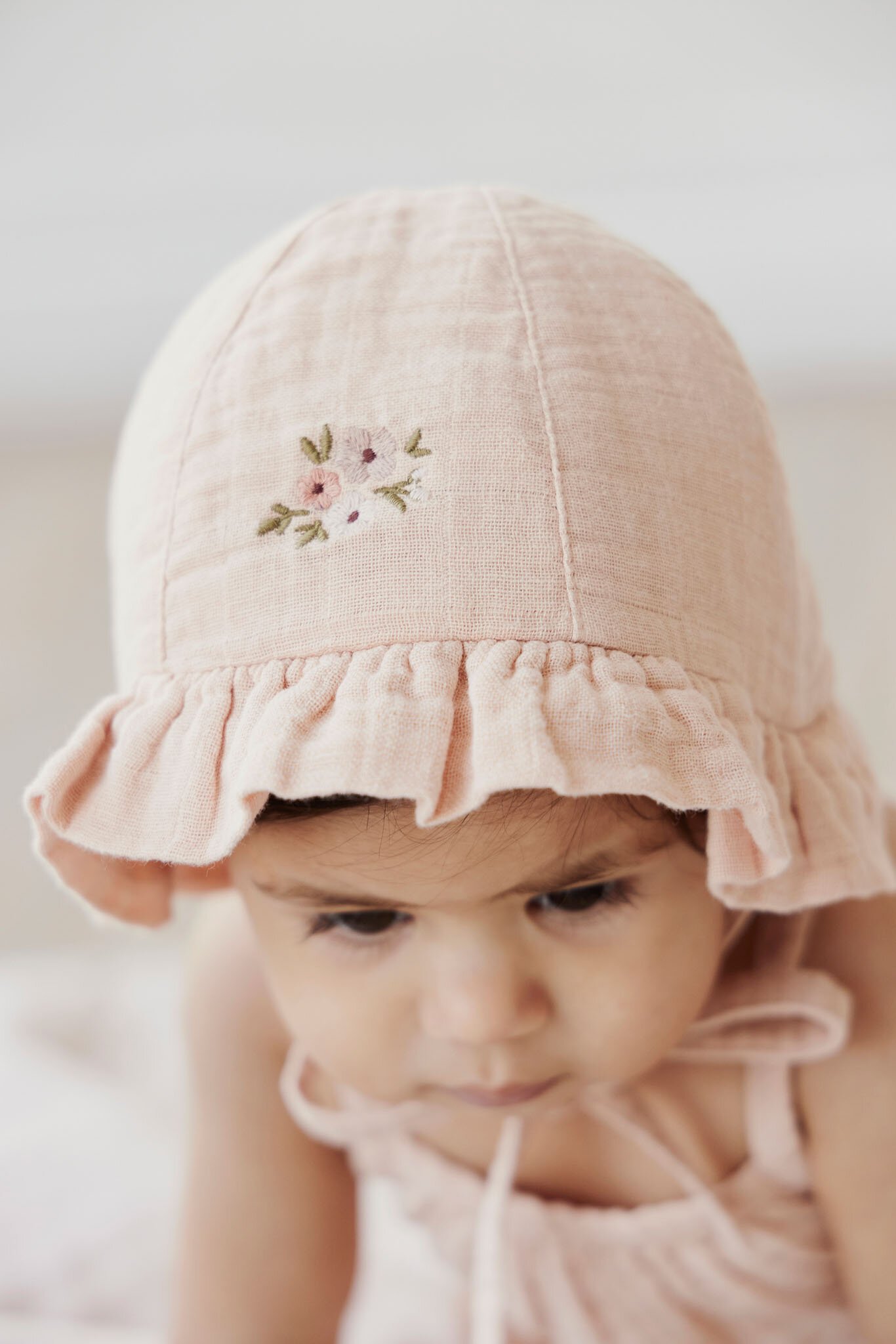 Jamie Kay Cotton Muslin Phillipa Hat - Dusky Rose - SHOP BY BRAND-Jamie ...