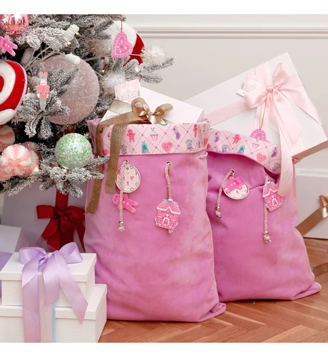 Lauren Hinkley Gingerbread Velvet Santa Sack - SHOP BY BRAND-Lauren ...