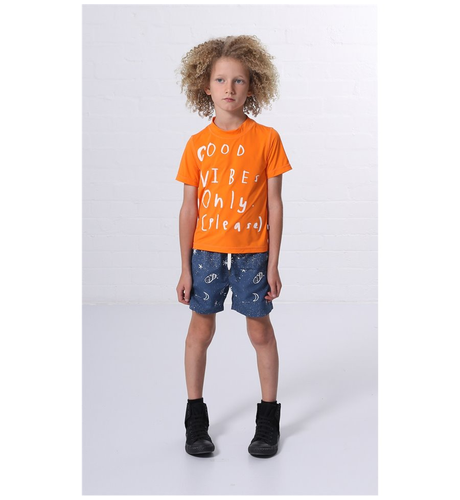 Minti Good Vibes Rashie - High Vis - SHOP BY BRAND-Minti : Kids ...