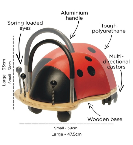 Wheely Bug Ladybug - Large - PLAY-Outdoor Toys : Kids Clothing NZ ...