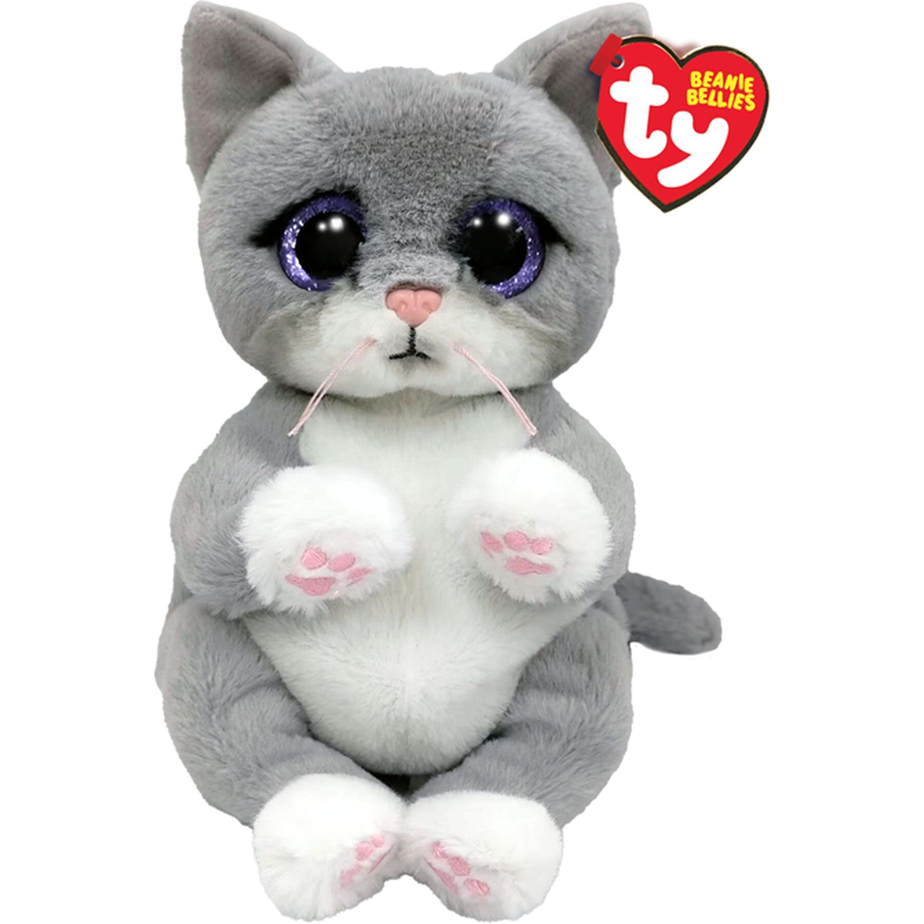 Ty Beanie Bellies Morgan - Grey Cat - PLAY-Soft Toys : Kids Clothing NZ ...