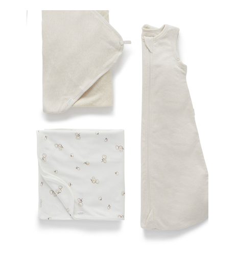 Purebaby Welcome Pack - Wheat Cottonbud - CLOTHING-BABY-Baby All In ...