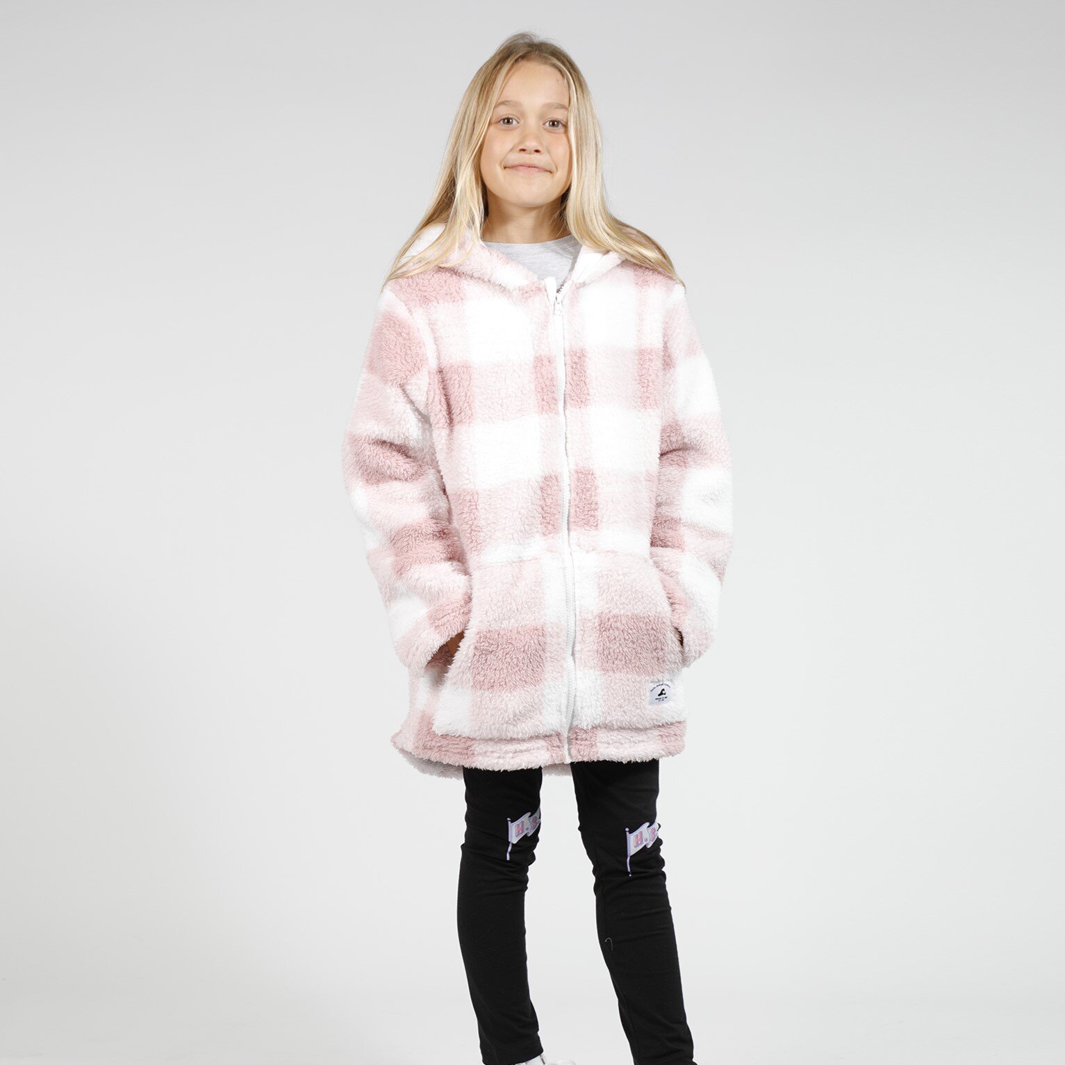 Hello Stranger Girls Sunrise Jacket - Pink Check - SHOP BY BRAND-Hello ...