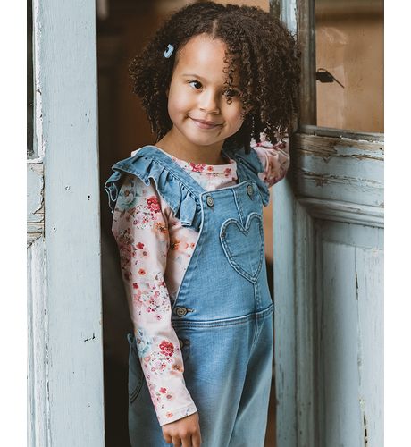 Fox & Finch Girls Denim Overall - Light Blue - CLOTHING-GIRL-Girls ...