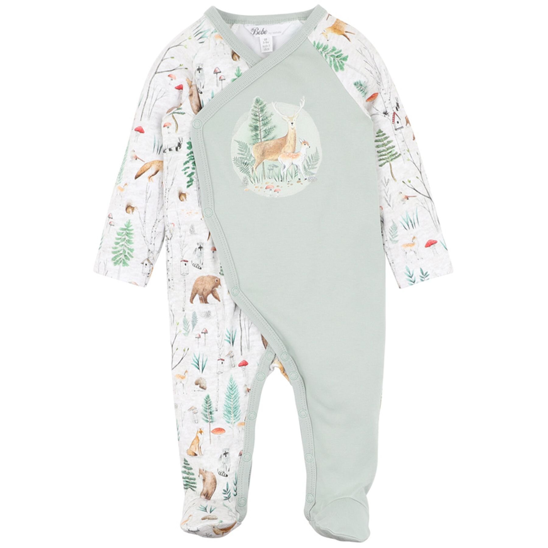 Bebe Atlas Wrap Onesie - CLOTHING-BABY-Baby All In Ones & Rompers ...