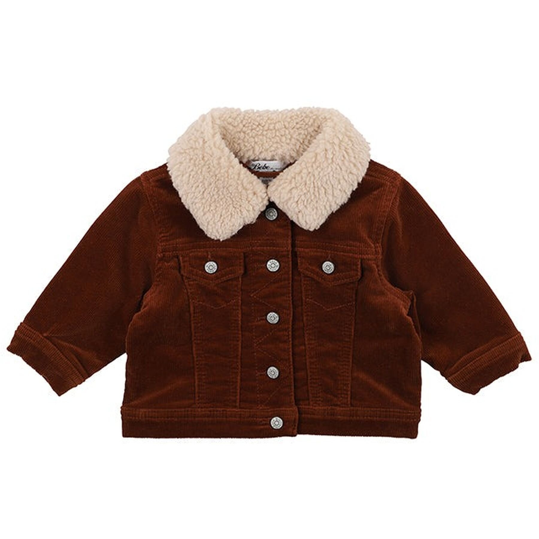 Bebe Scout Cord Baby Jacket - Caramel - CLOTHING-BABY-Baby Jackets ...