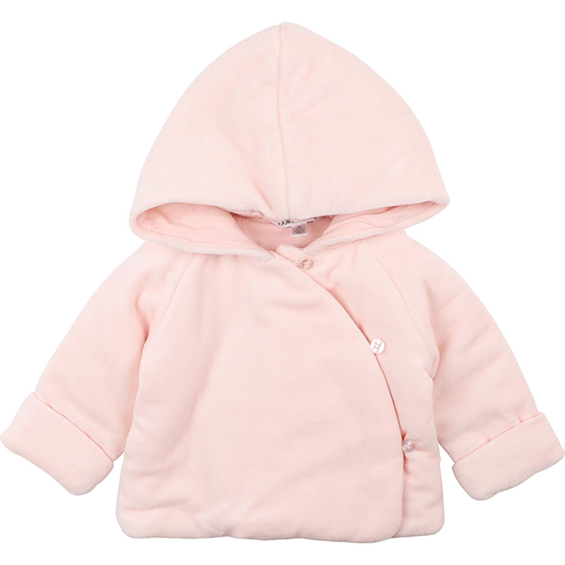 Bebe Coco Velour Jacket - Peachy Pink - SHOP BY BRAND-Bebe : Kids ...